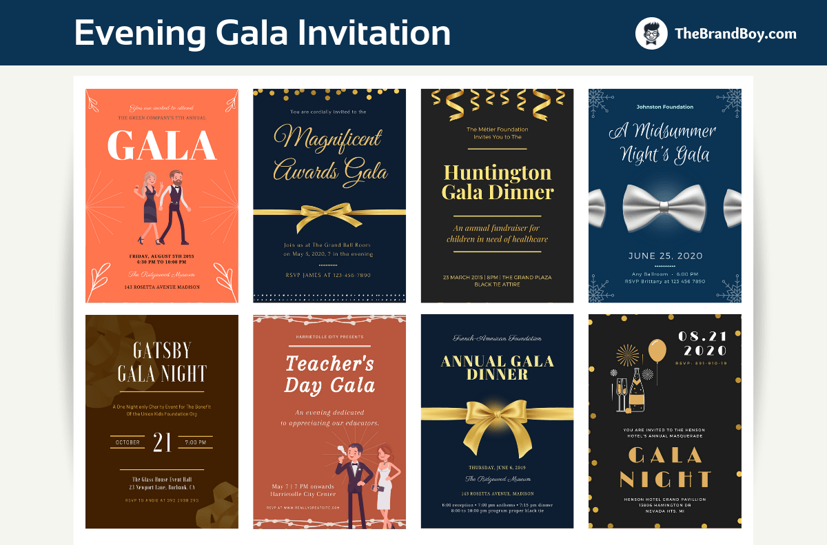 10+ Evening Gala Invitation Templates (Freemium)